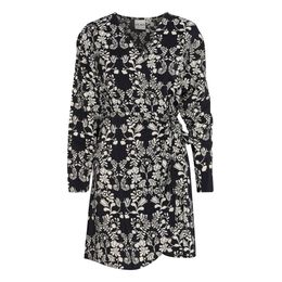 Ichi Kleid IHGOCINA Loose fit in Black Flower aop | Gr.: 36