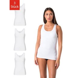 Elsie 3er Pack Tank Top in Wei&szlig; | Gr.: L