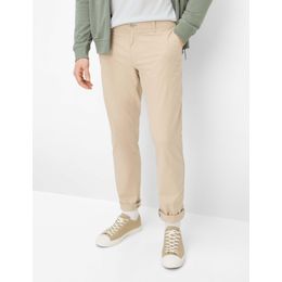 Brax Herren Chino Style FABIO IN CANVAS, hellbeige, Gr. 40/32