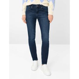 Brax Damen Five-Pocket-Hose Style SHAKIRA USED REGULAR BLUE, denim blau, Gr. 34