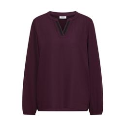 Cecil Bluse Damen Gr&ouml;&szlig;e S aubergine / schwarzmeliert