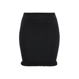 Swirly Damen Rock in SCHWARZ | Gr.: XS