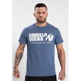 Gorilla Wear Klassisches T-Shirt - Coronet Blau | Gr.: S