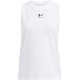 Under Armour Top "Ua Rival Muscle Tank" in Wei&szlig; | Gr.: XL