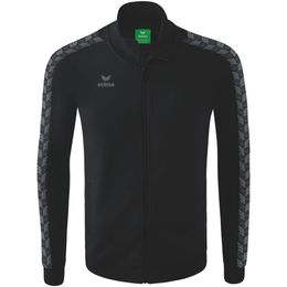 Erima Kinder Trainingsjacke "Essential Team Tracktop Jacke" in Schwarz | Gr.: 152