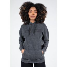 Gorilla Wear Übergroßer Damen-Hoodie - Crowley - Grau Gewaschen | Gr.: L