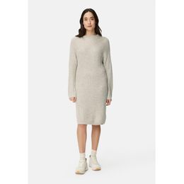 Camel Active Strickkleid mit Rundhalsausschnitt in Hellgrau | Gr.: L