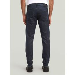 G-Star Raw 5-Pocket-Jeans G-STAR "3301 Slim Jeans", Damen, Gr. 29, Länge 34, worn in lunar blau coated, Obermaterial: 5% Elastomultiester, 1% Elasthan, Jeans 5-Pocket-Jeans