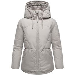 Steppjacke Navahoo "Pastellzauber 14", Damen, Gr. S (36), bone, Obermaterial: 100% Polyester; Innenfutter: 100% Polyester; Wattierung: 100% Polyester; Ärmelfutter: 100% Polyester, Basic, gerade hüftbedeckend, Rippstrickbündchen, Jacken Steppjacke, Winterjacke mit Kapuze
