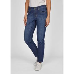 Jerseyhose Rabe "Hose", Damen, Gr. 40, Normalgr&ouml;&szlig;en, blau (hellblau), 90%Baumwolle, 8%Polyester, 2%Elasthan, unifarben, relaxed fit, Hosen Jerseyhose