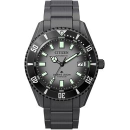 Automatikuhr Citizen "Promaster Fujitsubo Mechanical Diver", schwarz, Armbanduhren, Herren, Automatikuhr, Armbanduhr, Herrenuhr, Titan, bis 20 bar wasserdicht, Saphirglas