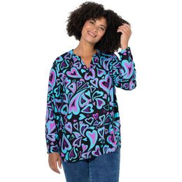 Angel of Style Tunika Damen Gr&ouml;&szlig;e 5XL hellblau / mischfarben