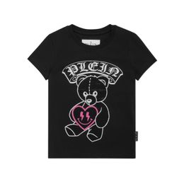 T-Shirt Philipp Plein "Teddy", Jungen, Gr. 6, 02, schwarz, Obermaterial: 100% Baumwolle, Shirts T-Shirt