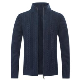 YOUTHUP Knit Cardigan male Blue size XXL