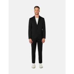 Anzug Thomas Goodwin "Anzug", Herren, Gr. 25, Untersetztgr&ouml;&szlig;en, schwarz, 100% Wolle, unifarben, regular fit, Anz&uuml;ge, im Modern-Fit