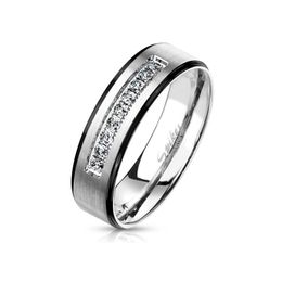 BUNGSA Ring in Silber/Schwarz | Gr.: 60