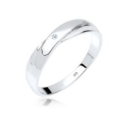 Elli DIAMONDS Ring 925 Sterling Silber Verlobungsring in Wei&szlig; | Gr.: 52