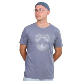 Life-Tree Shirt 'Fairwear Bambus' Herren Gr&ouml;&szlig;e XXL lila