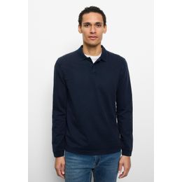Poloshirt OLYMP "OLYMP Casual Wirk", Damen, Gr. L, marine, 100% Baumwolle, Shirts