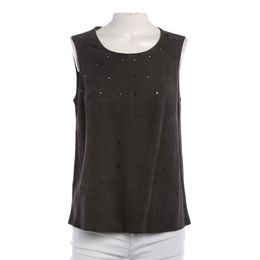 Fabiana Filippi Top / Seidentop Damen Gr&ouml;&szlig;e M Second Hand grau
