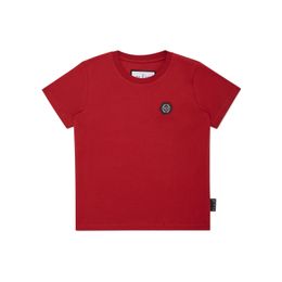 T-Shirt Philipp Plein "Gothic Plein", Jungen, Gr. 10, 13, rot, Obermaterial: 100% Baumwolle, Shirts T-Shirt