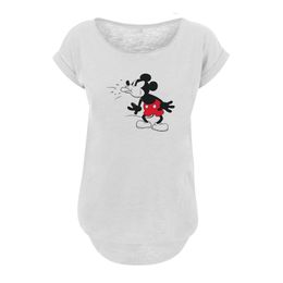 F4NT4STIC T-Shirt Disney Micky Maus Tongue in wei&szlig; | Gr.: S