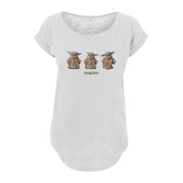 F4NT4STIC T-Shirt Star Wars The Mandalorian Baby Yoda in wei&szlig; | Gr.: S