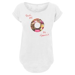 F4NT4STIC Long Cut T-Shirt Long Cut T-Shirt 'Rockband Genesis That's All 45' in wei&szlig; | Gr.: S
