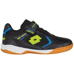 Lotto Kinder Hallenschuh, Gr. 40schwarz, lime, Kunstfaser, Synthetik, mehrfarbig, Schuhe, - mit nichtf&auml;rbender Sohle