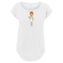 F4NT4STIC T-Shirt Die Familie Feuerstein Wilma Flintstone Classic in wei&szlig; | Gr.: S