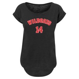F4NT4STIC Long Cut T-Shirt Disney High School Musical The Musical Wildcats 14 in schwarz | Gr.: XXL