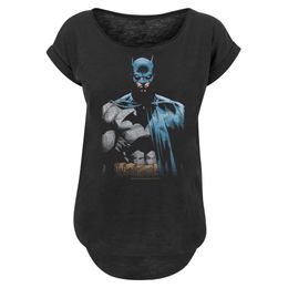 F4NT4STIC Long Cut T-Shirt Batman Close Up' in schwarz | Gr.: XL