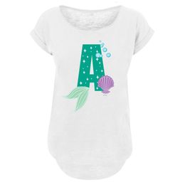 F4NT4STIC T-Shirt Disney Alphabet A Is For Arielle die Meerjungfrau in wei&szlig; | Gr.: S