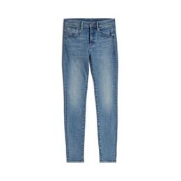 G-Star Raw 5-Pocket-Jeans G-STAR "Lhana Skinny Jeans", Damen, Gr. 25, Länge 34, sun faded niagara, Obermaterial: 65% Baumwolle, 27% Baumwolle, 6% Elastomultiester, 2% Elasthan, Jeans 5-Pocket-Jeans