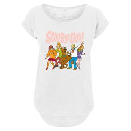 F4NT4STIC Long Cut T-Shirt Scooby Doo Classic Group in wei&szlig; | Gr.: S