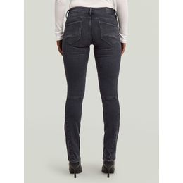 G-Star Raw Regular-fit-Jeans G-STAR "Contor Slim Jeans", Damen, Gr. 28, Länge 34, worn in zinc, Obermaterial: 2% Elasthan, Jeans
