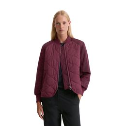 Marc O'Polo MARC O'POLO Damen Outdoorjacke "im Cape-Stil"aubergine rot, Gr. 34, unifarben, Obermaterial: 100% Polyester, Jacken