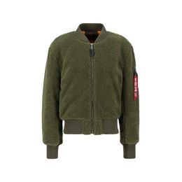 Alpha Industries &Uuml;bergangsjacke 'MA-1 Teddy' Herren Gr&ouml;&szlig;e XXXL gr&uuml;n
