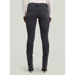G-Star Raw Regular-fit-Jeans G-STAR "Contor Slim Jeans", Damen, Gr. 28, Länge 30, worn in zinc, Obermaterial: 2% Elasthan, Jeans