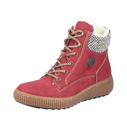 Rieker Lace-Up Ankle Boots female Red size 40