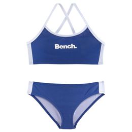 Bench Bustier-Bikini in blau-weiß | Gr.: 122/128