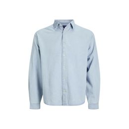 Jack & Jones Jack and Jones Jeanshemd JORNORREBRO Denim Shirt LS SN in Hellblau | Gr.: XL