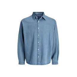 Jack & Jones Jack and Jones Jeanshemd JORNORREBRO Denim Shirt LS SN in Blau | Gr.: M