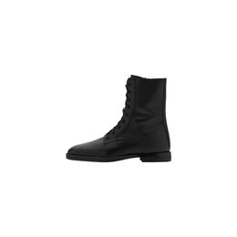 Mango Lace-Up Ankle Boots female Black size 38