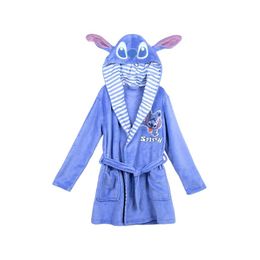 Cerda Kinder Bademantel mit Kapuze Disney Stitch in Blau | Gr.: 116