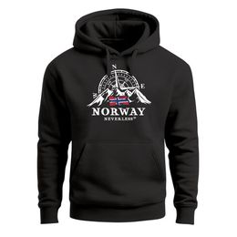 Neverless Sweatshirt 'Norway Kompass' male Black size XL