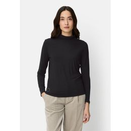 Camel Active Langarmshirt mit Stehkragen in Kaviar | Gr.: XL