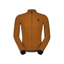 Scott Langarmtrikot Jersey RC Pro Warm Longsleeve in Braun | Gr.: M