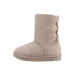 Ital-Design Stiefelette in Beige | Gr.: 38