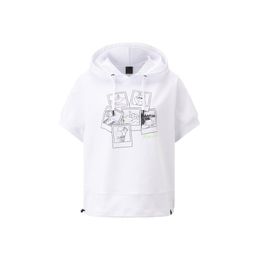 Bogner Kurzarm-Hoodie Sharon in white | Gr.: S